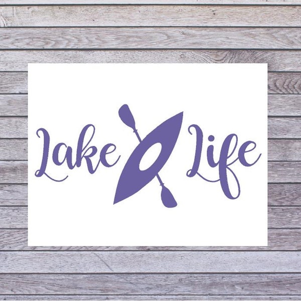 Lake Life Decal - Etsy