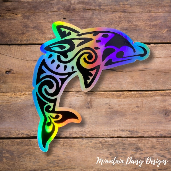 Dolphin Sticker - Etsy