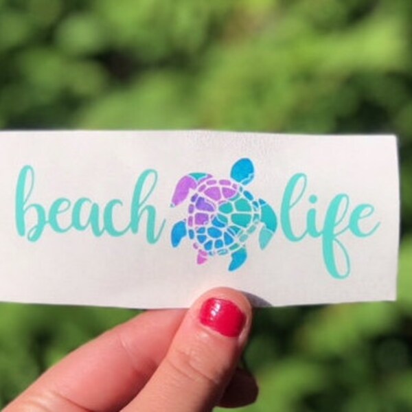 Sea Turtle Decal - Etsy