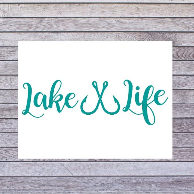 Lake Life Decal - Etsy