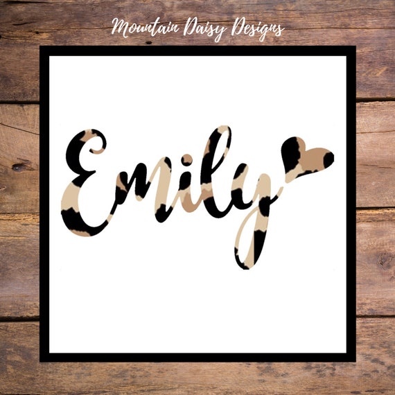 Tumbler Name Decal Vinyl Name Decal Name Decal for Tumbler - Etsy