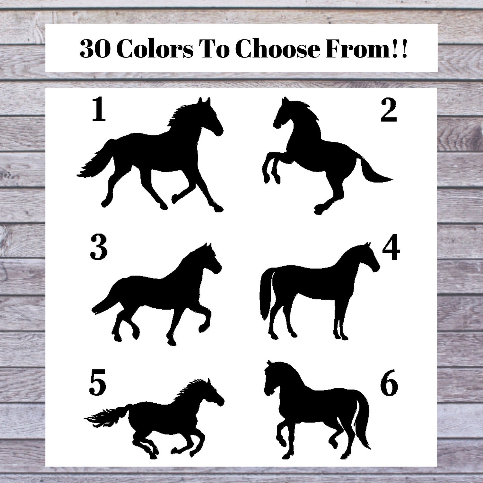 Horse Vinyl Decal Horse Sticker Horse Decal Horse Tumbler - Etsy