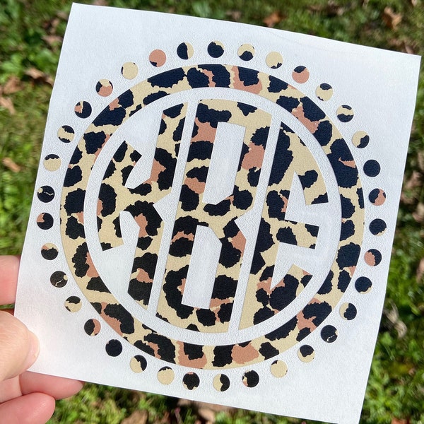 Monogram Decal - Etsy
