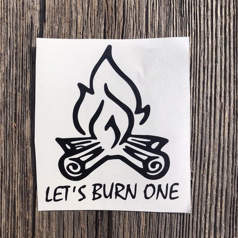 Camping Cup Decal Sticker Campfire Decal Sticker Camp Life | Etsy
