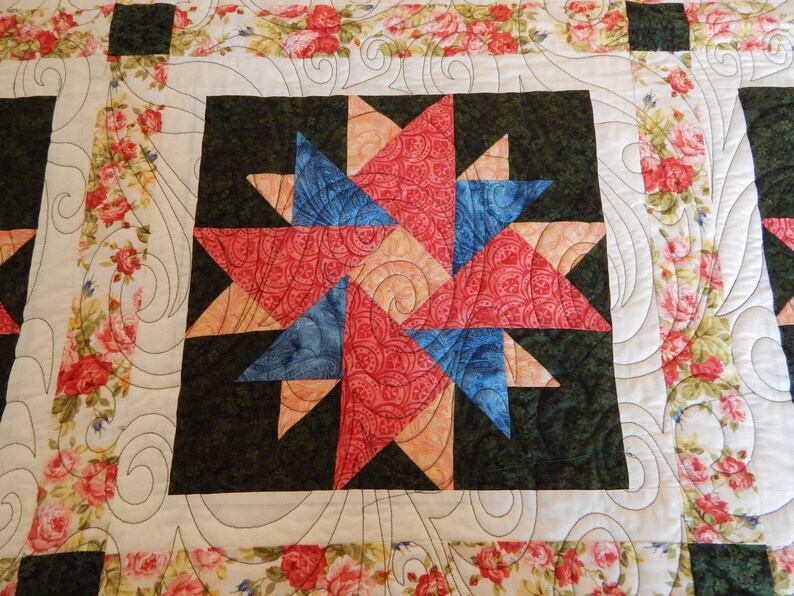 Queen Size Stunning Star Quilt - Etsy