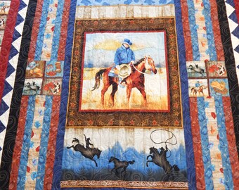 Cowboy Quilt - Etsy
