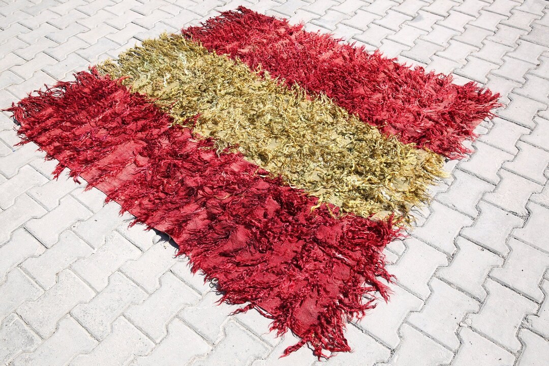 5x5 Area Rug, 5x5 Square Tulu & Filikli Kilim Rug, 5x5 Kilim Rug, Wool ...
