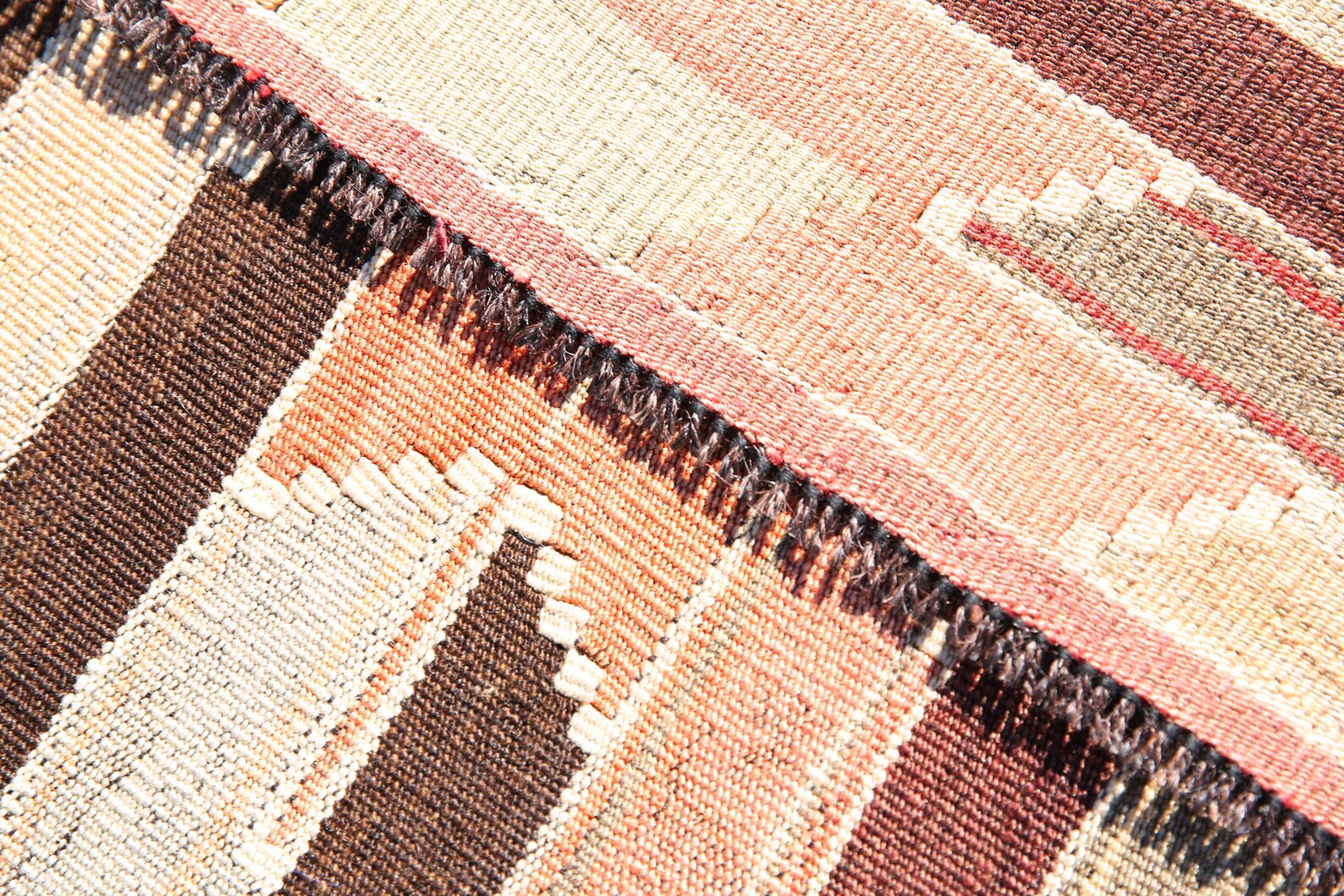 ENTRWAY KİLİM RUG Brown Kilim Rug Turkish Kilim Rug Kilim | Etsy