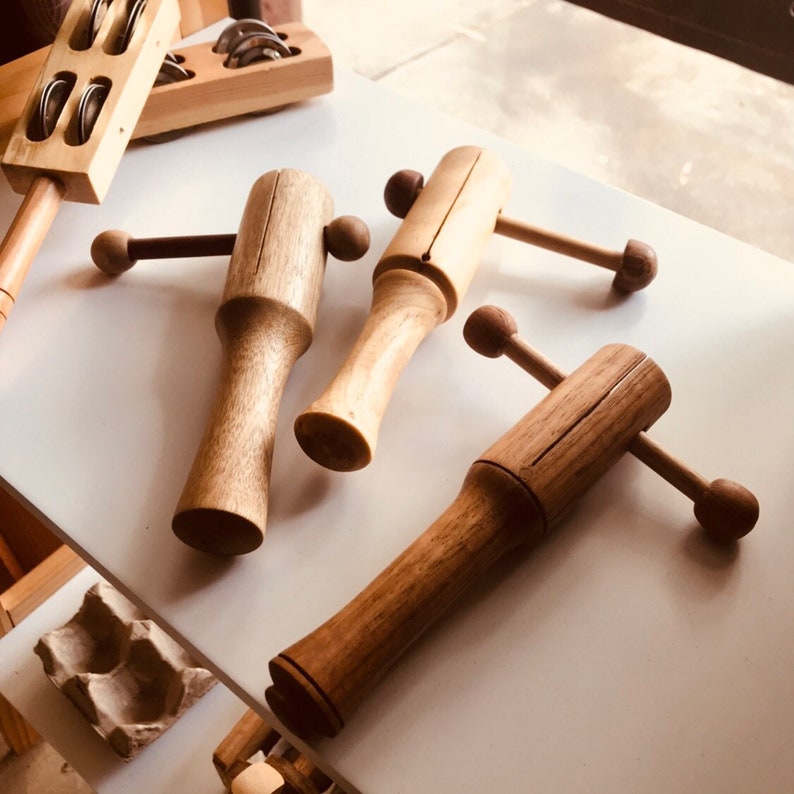 Tik Tok Wooden Shaker HANDMADE Musical Instrument - Etsy Australia