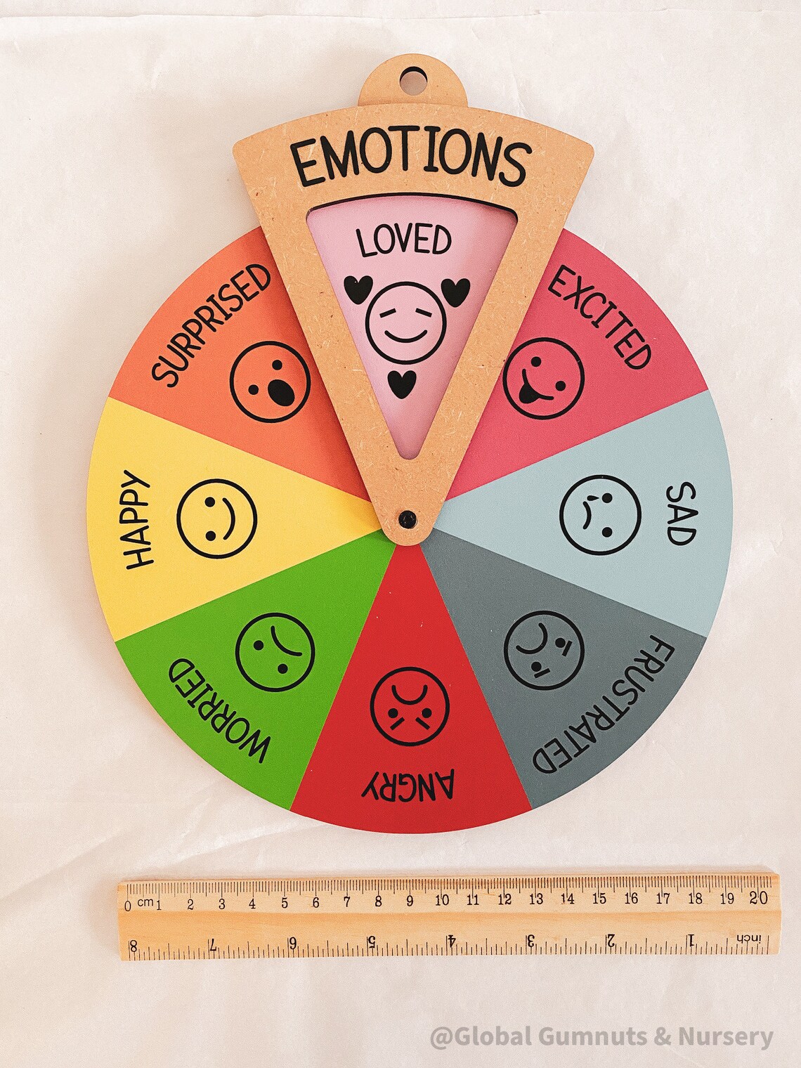 Learning All of the EMOTION | Spinner Dial | 8expressions | Wood Wheel ...