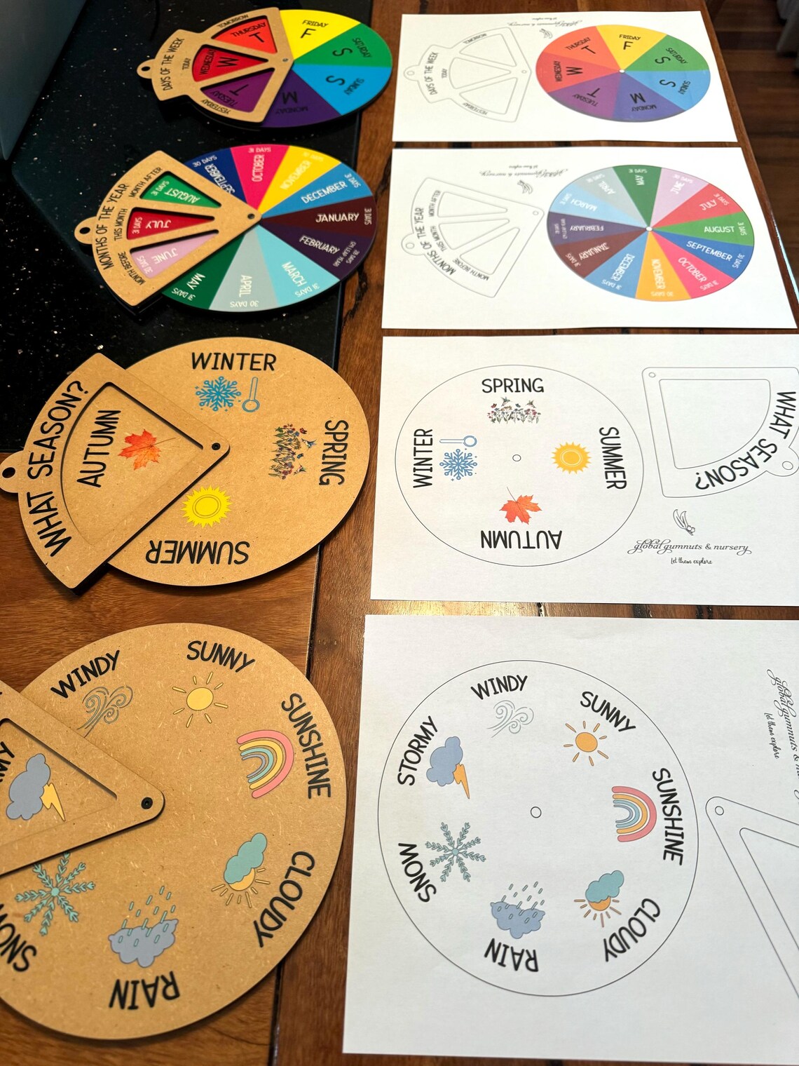 DIGITAL MEGA SET: Days of the Week, Western Seasons, Today's Weather ...