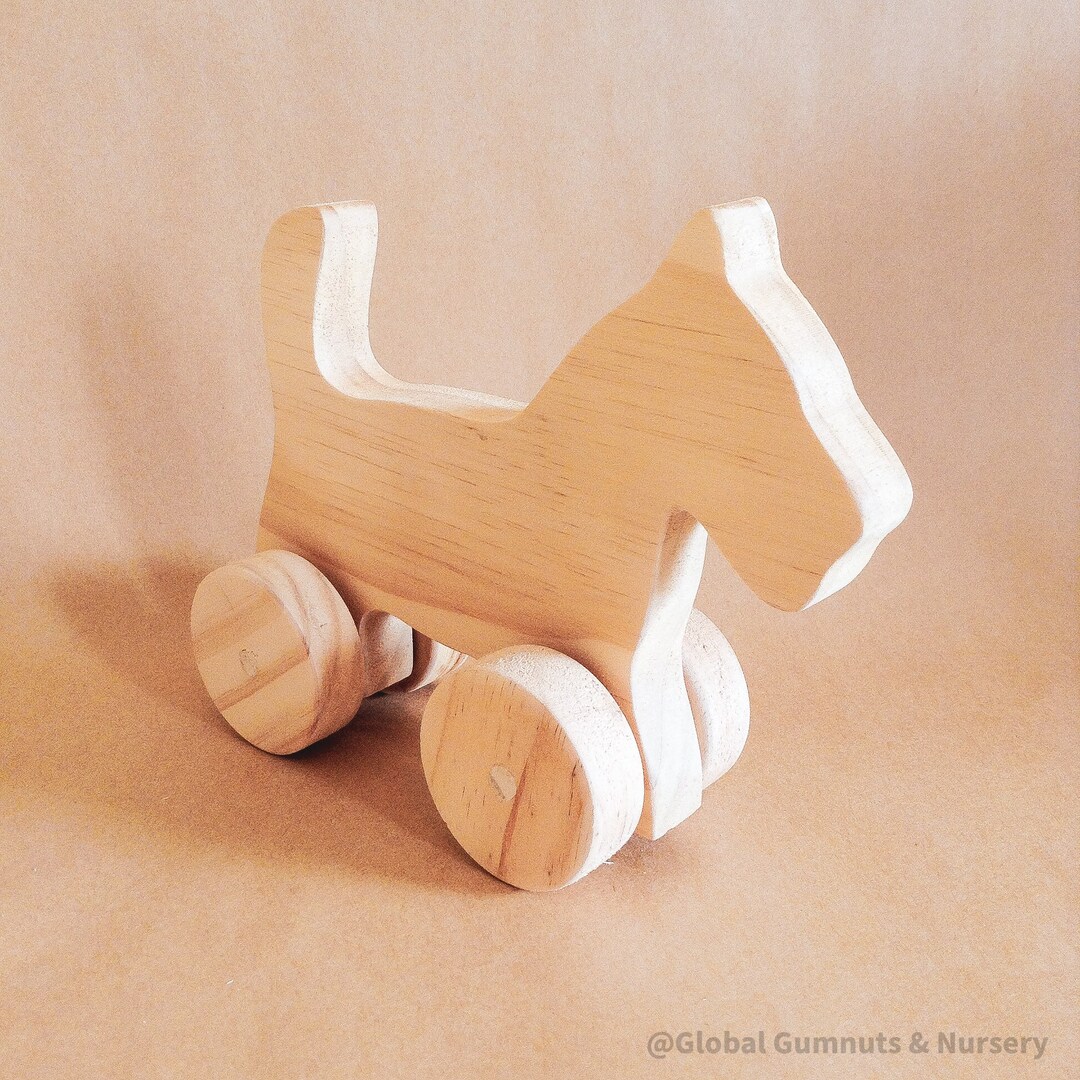 Handmade WOODEN Dog Play Toy Boys Toys My First DOG Gift - Etsy
