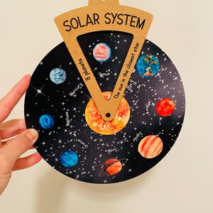 Downloadable Teaching Resource for Solar System Planets Dial With ...