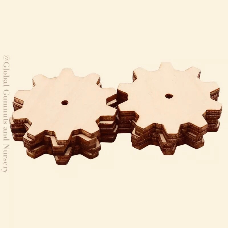 10cm Discs Wooden Cog Tiles Gear Shapes | Etsy