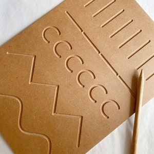 PATTERNS Tracing Board With Wooden Stylus | Peggy Lego Pre Writing ...