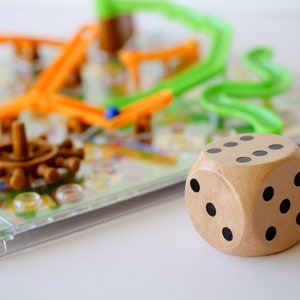 A Handful of Dice Large Wooden Dice - Etsy