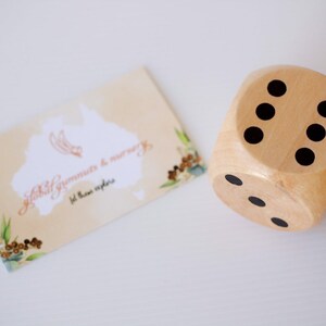 A Handful of Dice Large Wooden Dice - Etsy