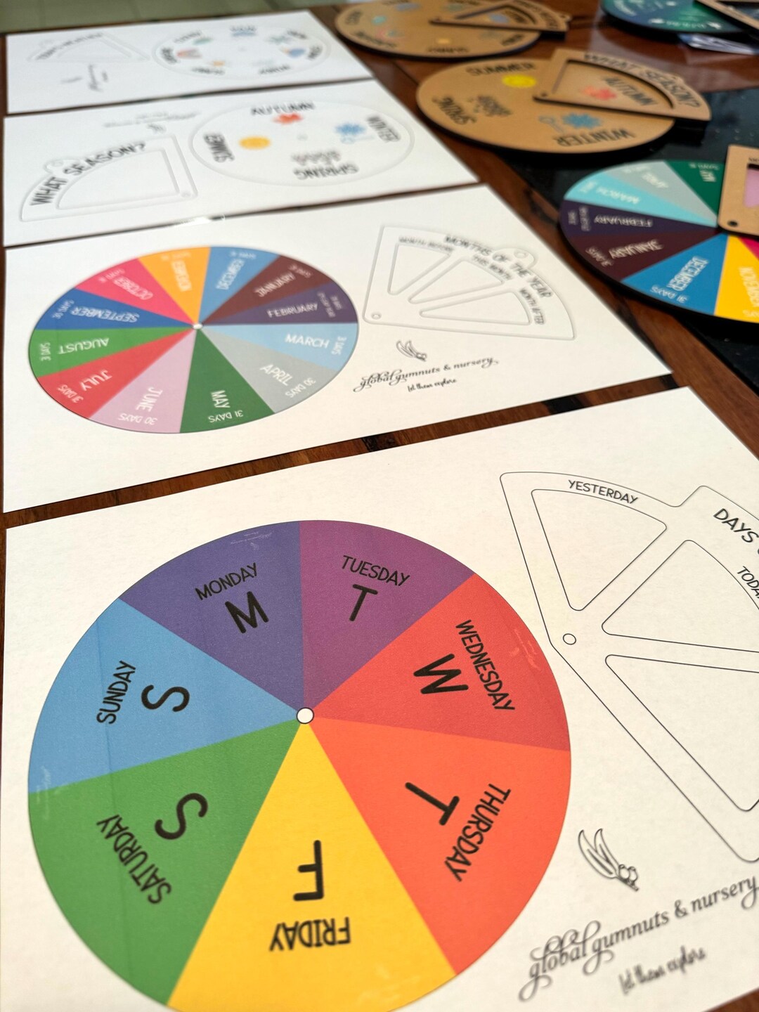 DIGITAL MEGA SET: Days of the Week, Western Seasons, Today's Weather ...