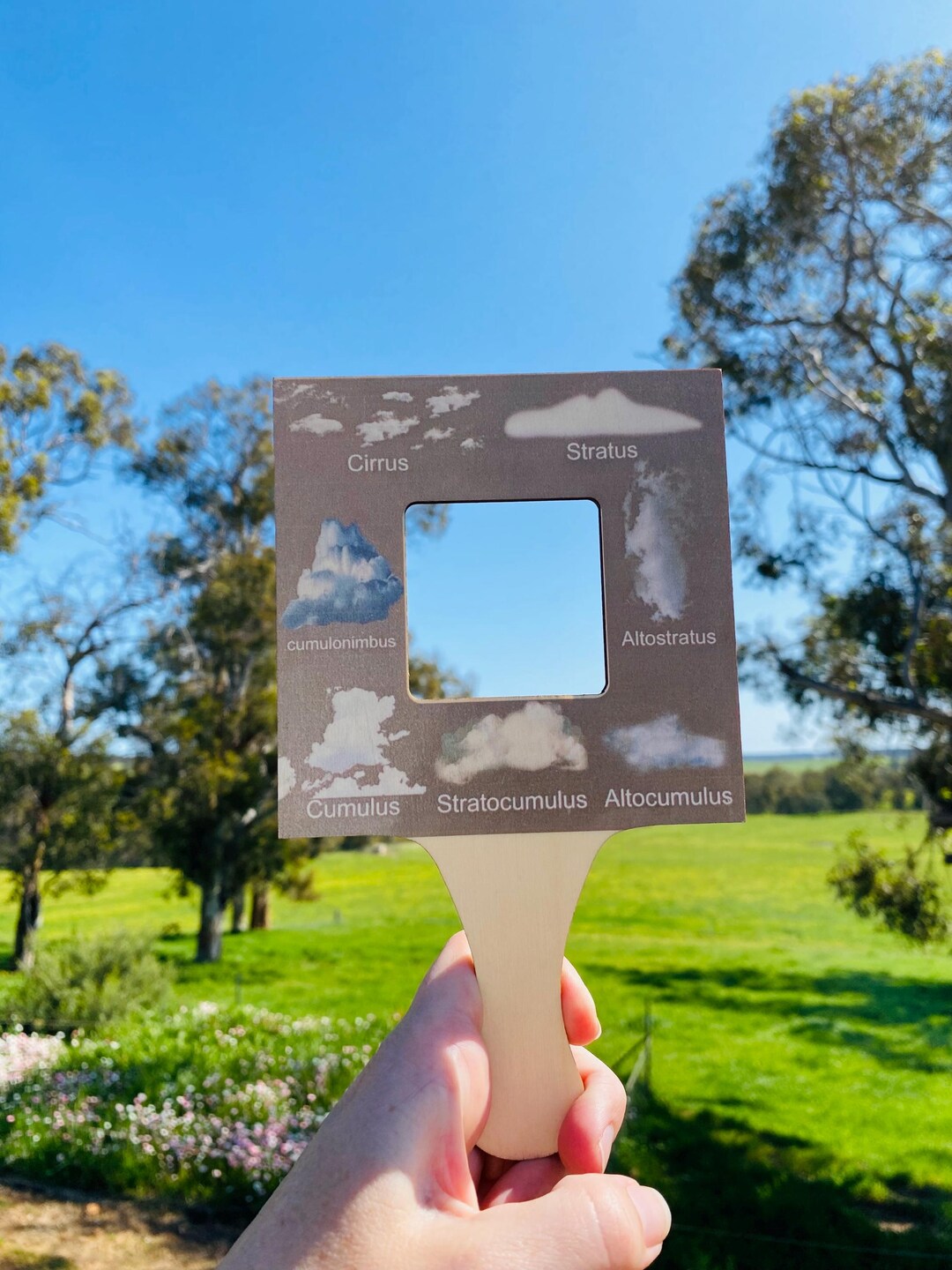 Kids Wooden View Finder Nature Explorer Tool Kids VEIW Finder Clouds ...