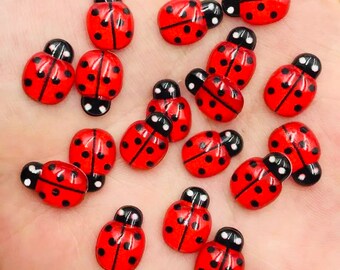 Resin Ladybugs | Etsy