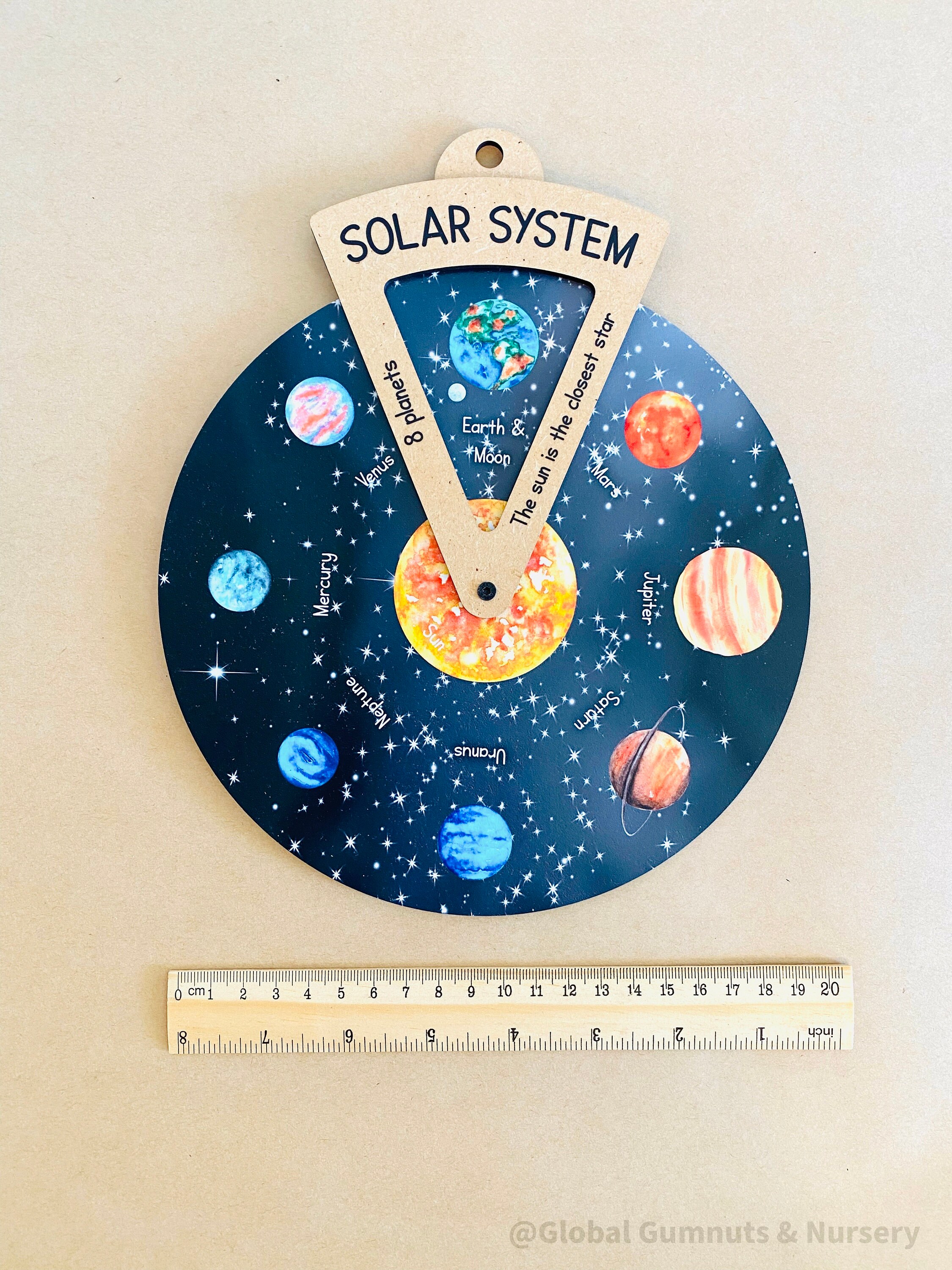 Solar System Planets Spinner Dial With Viewer Window - Explore the ...