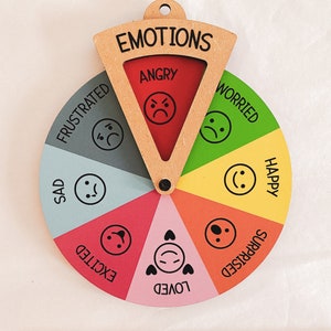 Learning All of the EMOTION | Spinner Dial | 8expressions | Wood Wheel ...