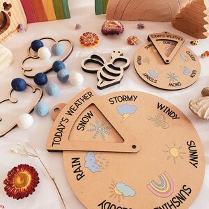 DAILY Weather Wheel | Spinner Dial | Todays Weather Chart - Etsy