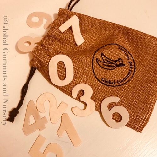 Wooden Number Set Unfinished Numbers 0-10 Wood Baby Shower - Etsy