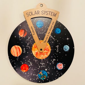 Downloadable Teaching Resource for Solar System Planets Dial With ...
