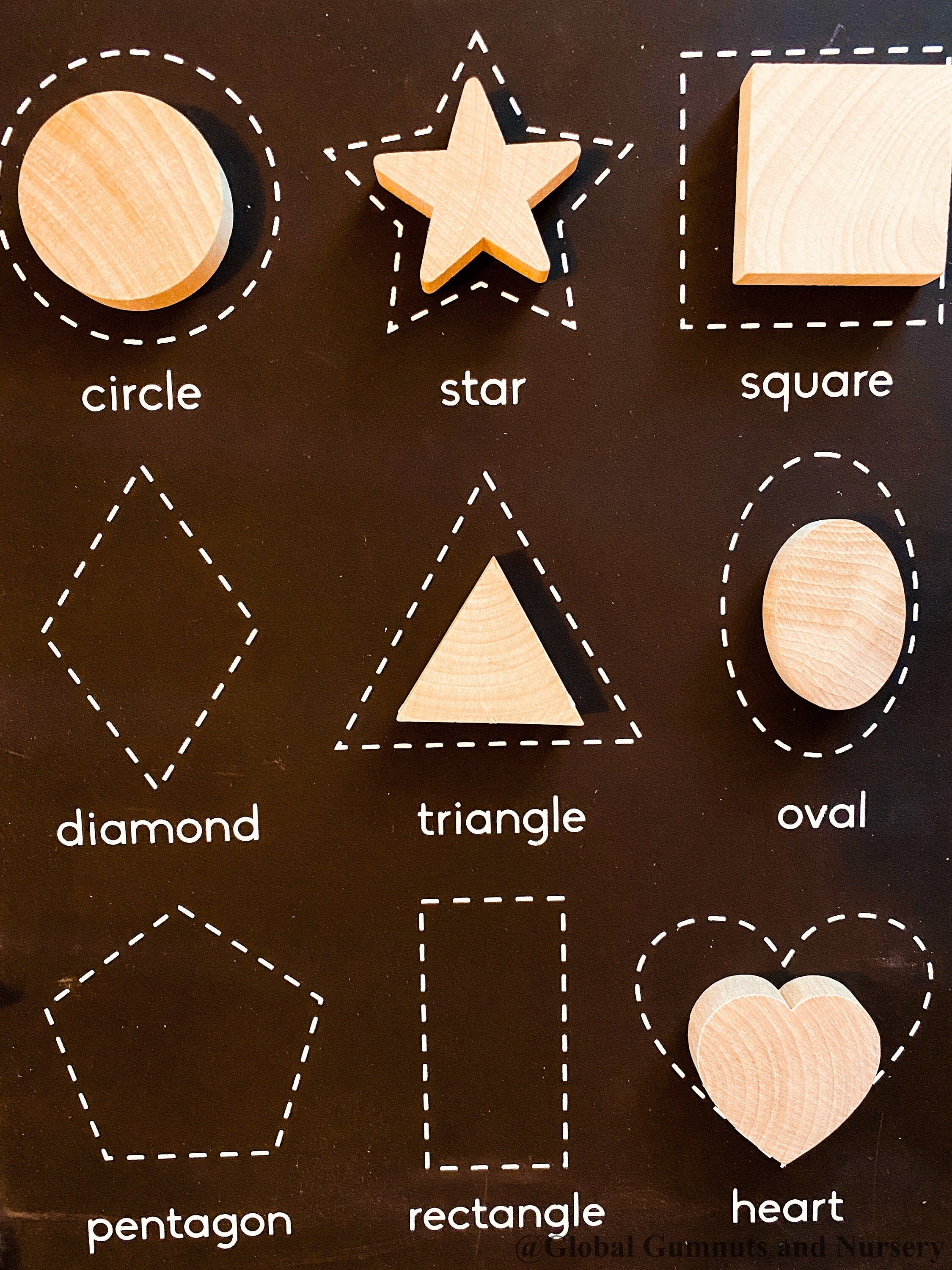 Chunky Shapes Set of 6 - Etsy Australia