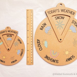 DAILY Weather Wheel | Spinner Dial | Todays Weather Chart - Etsy