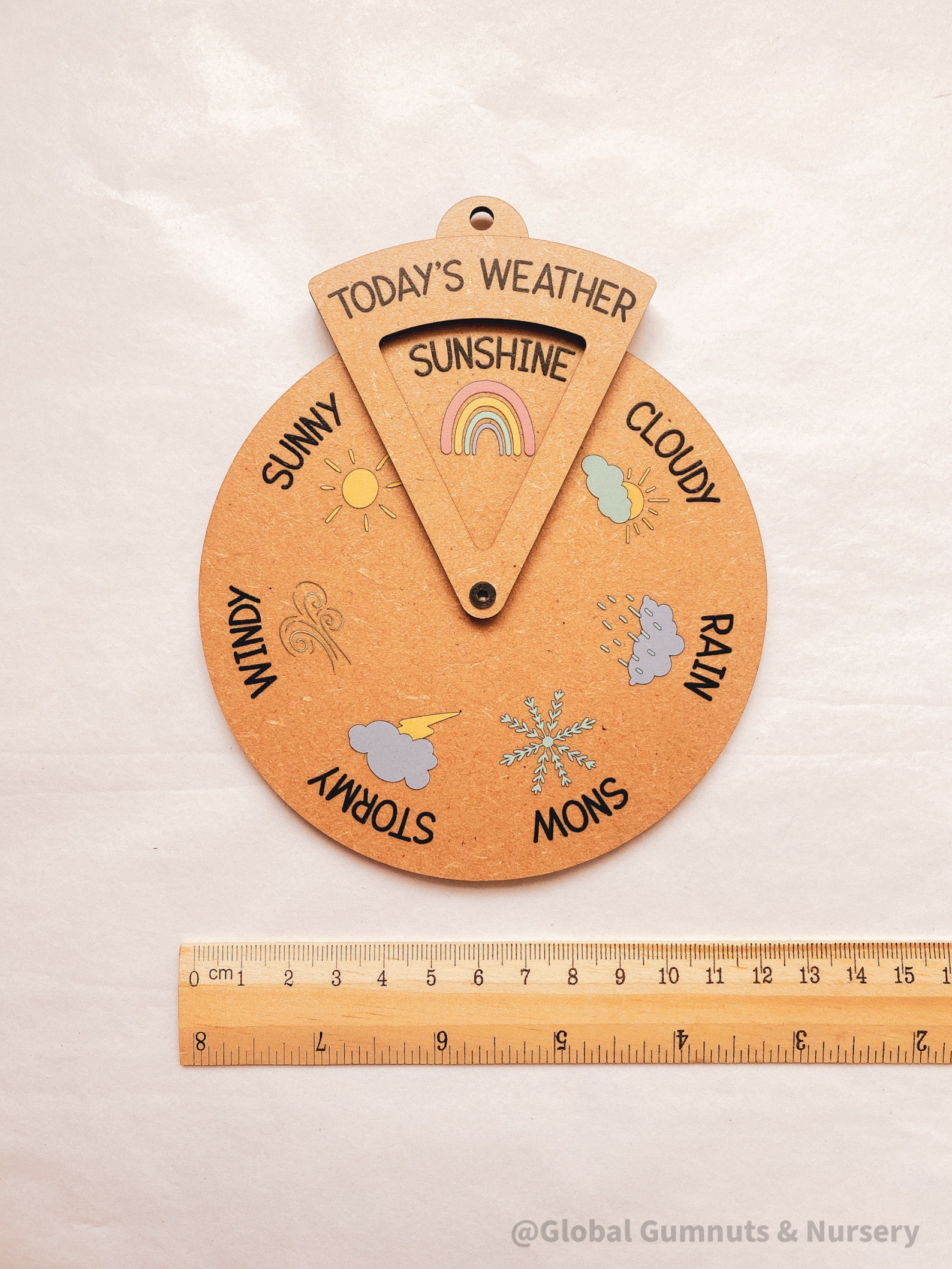 DAILY Weather Wheel | Spinner Dial | Todays Weather Chart - Etsy