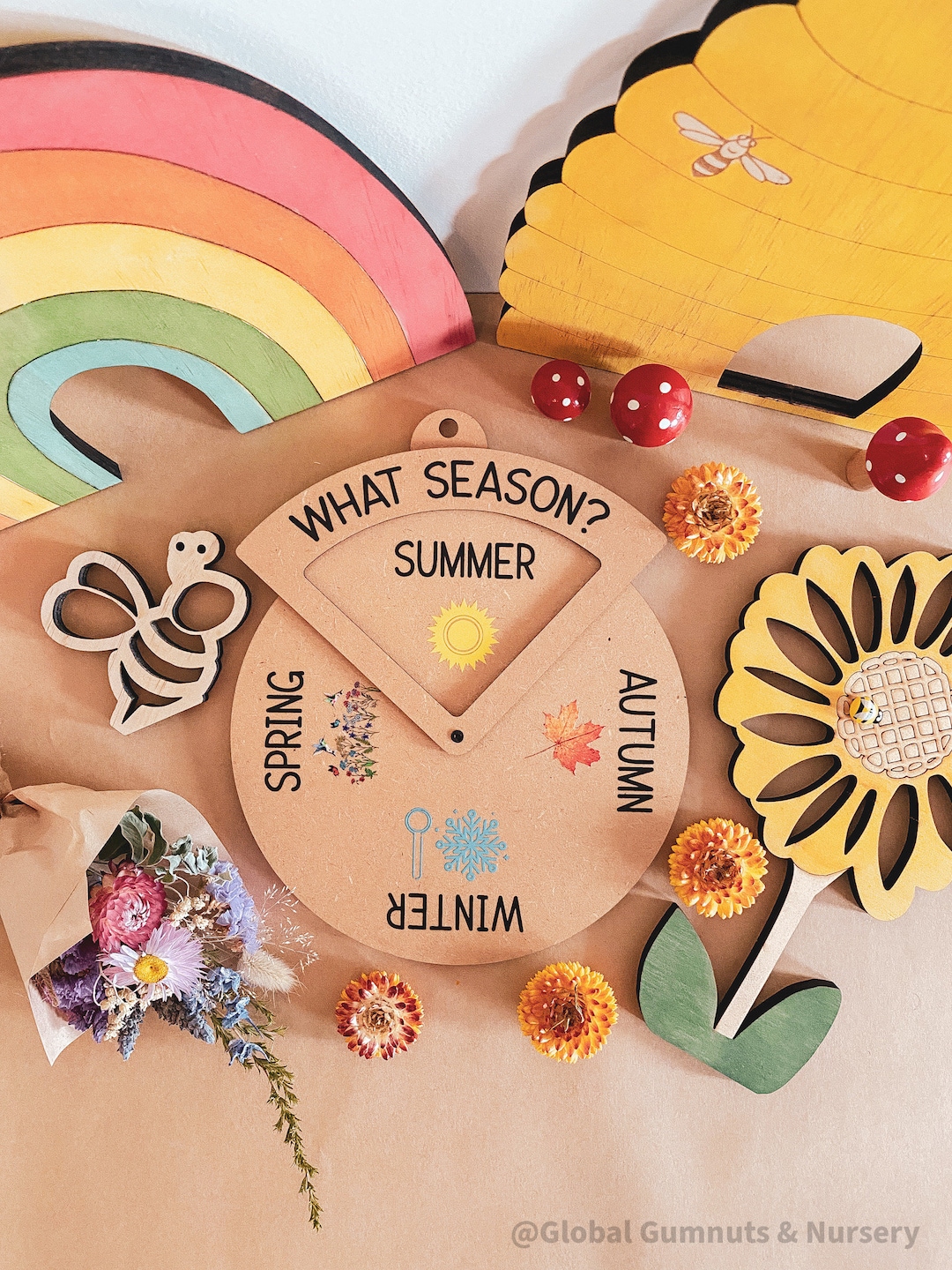 The Four Seasons Spinner Dial Wheel | MDF Round Wheel | 4 SEASONS ...