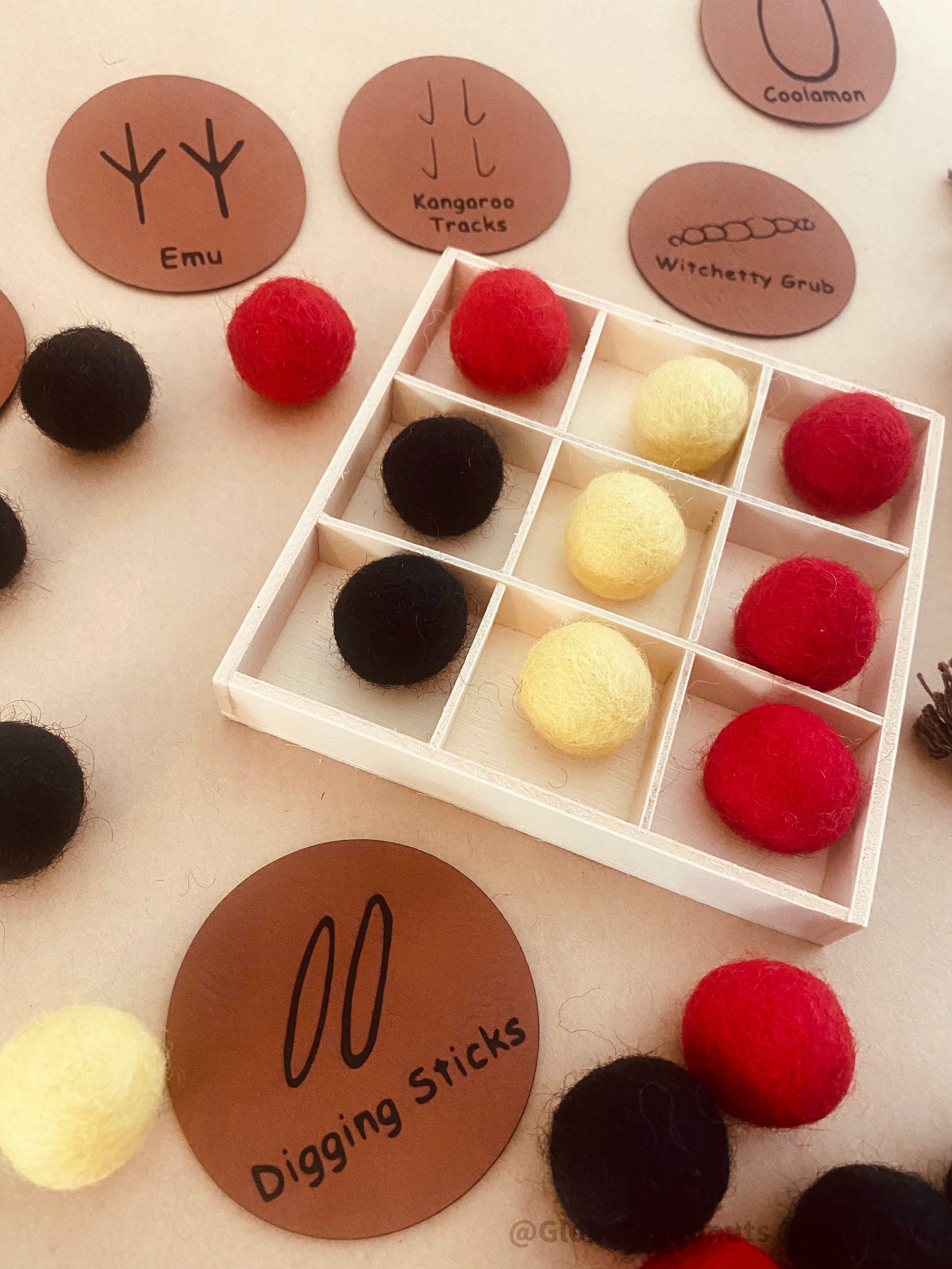 Aboriginal Themed Naughts + Crosses | 9 Compartments | NAIDOC Week ...