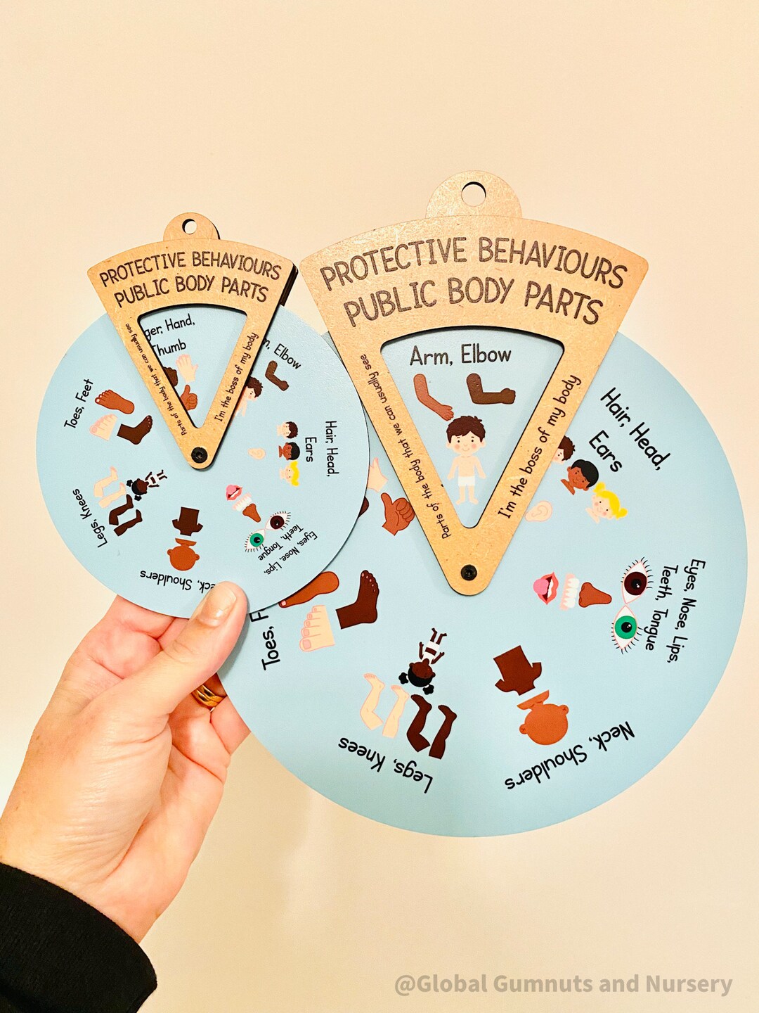 Interactive Protective Behaviours Spinner Dial With Viewer Window for ...