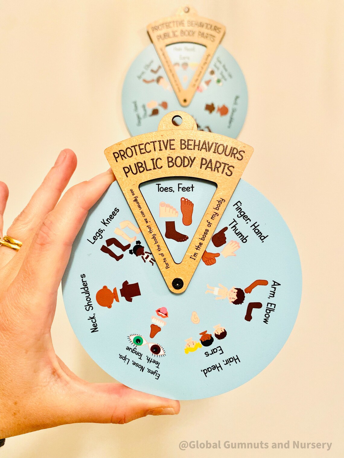 Interactive Protective Behaviours Spinner Dial With Viewer Window for ...
