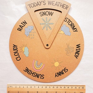 DAILY Weather Wheel | Spinner Dial | Todays Weather Chart - Etsy