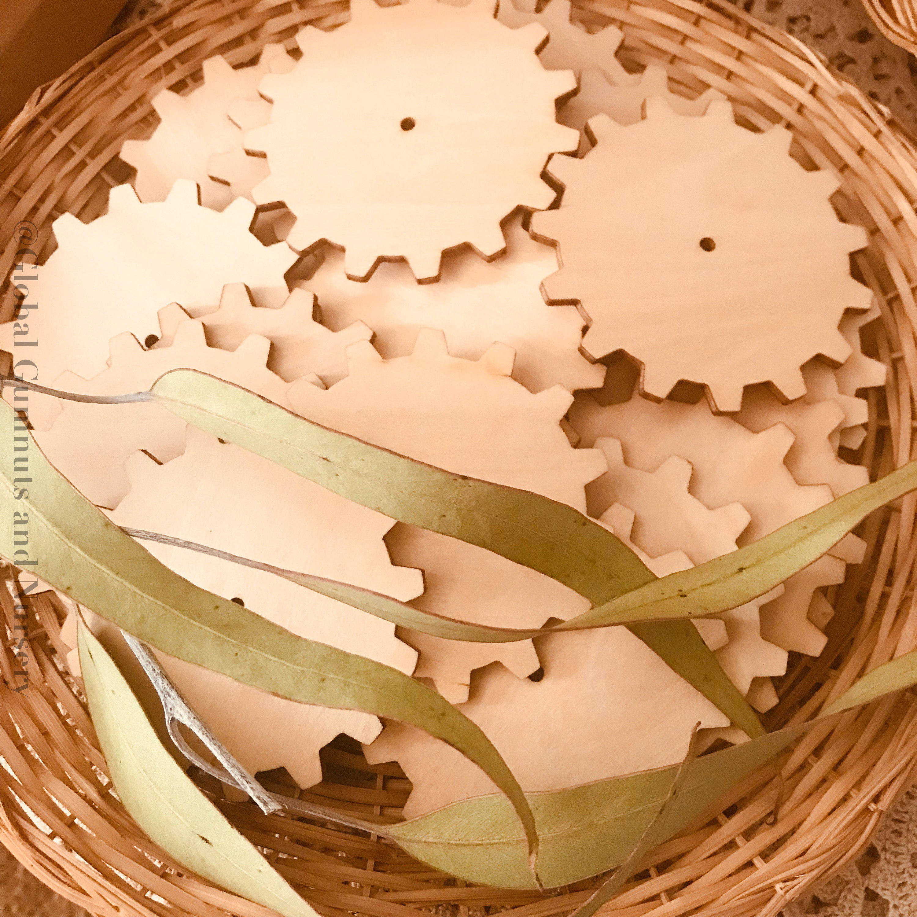 10cm Discs Wooden Cog Tiles Gear Shapes | Etsy