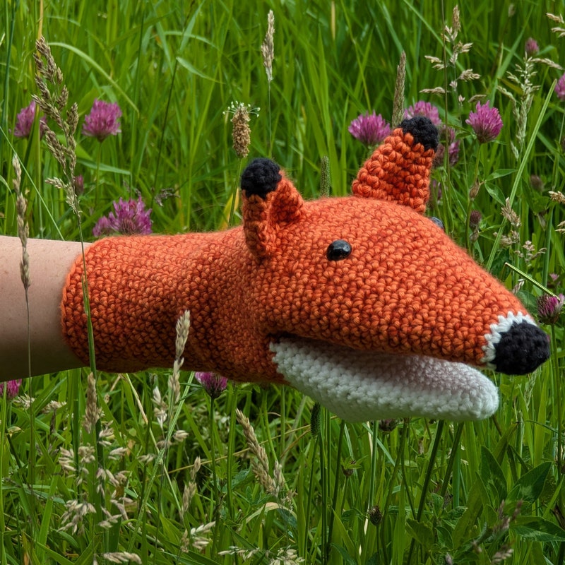 Fox Finger Puppet - Etsy