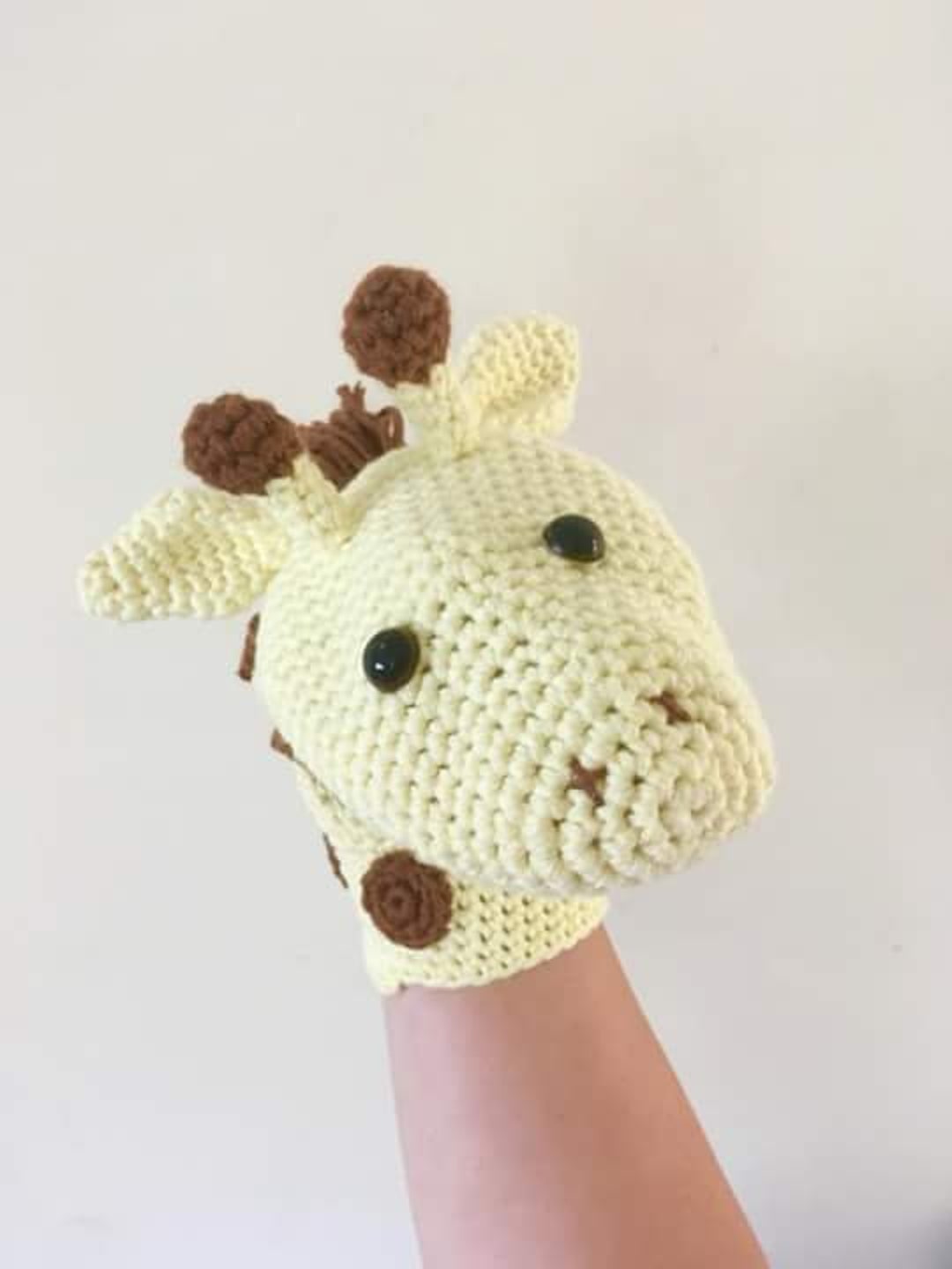 Garret the Giraffe Hand Puppet Crochet Pattern - Etsy
