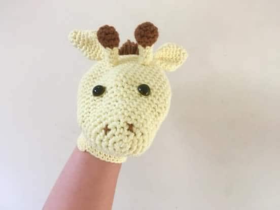 Garret the Giraffe Hand Puppet Crochet Pattern | Etsy
