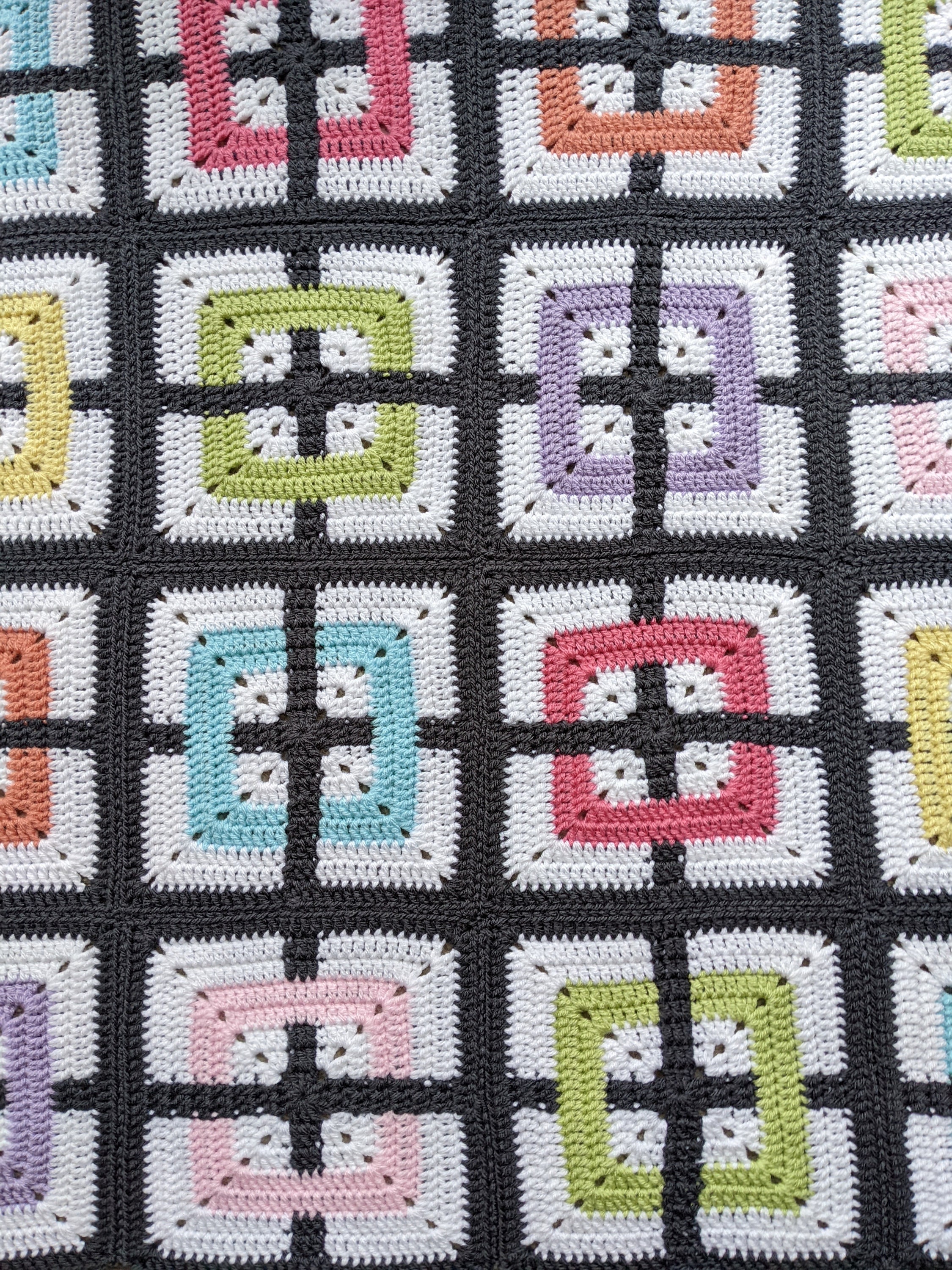 Woven Allsorts Square Crochet Pattern - Tapestry Crochet Technique - Etsy