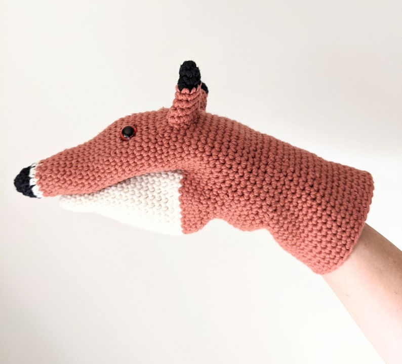Fergus the Fox Hand Puppet Crochet Pattern - Etsy
