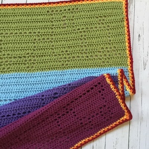 Train Filet Crochet Blanket Pattern Baby Blanket - Etsy
