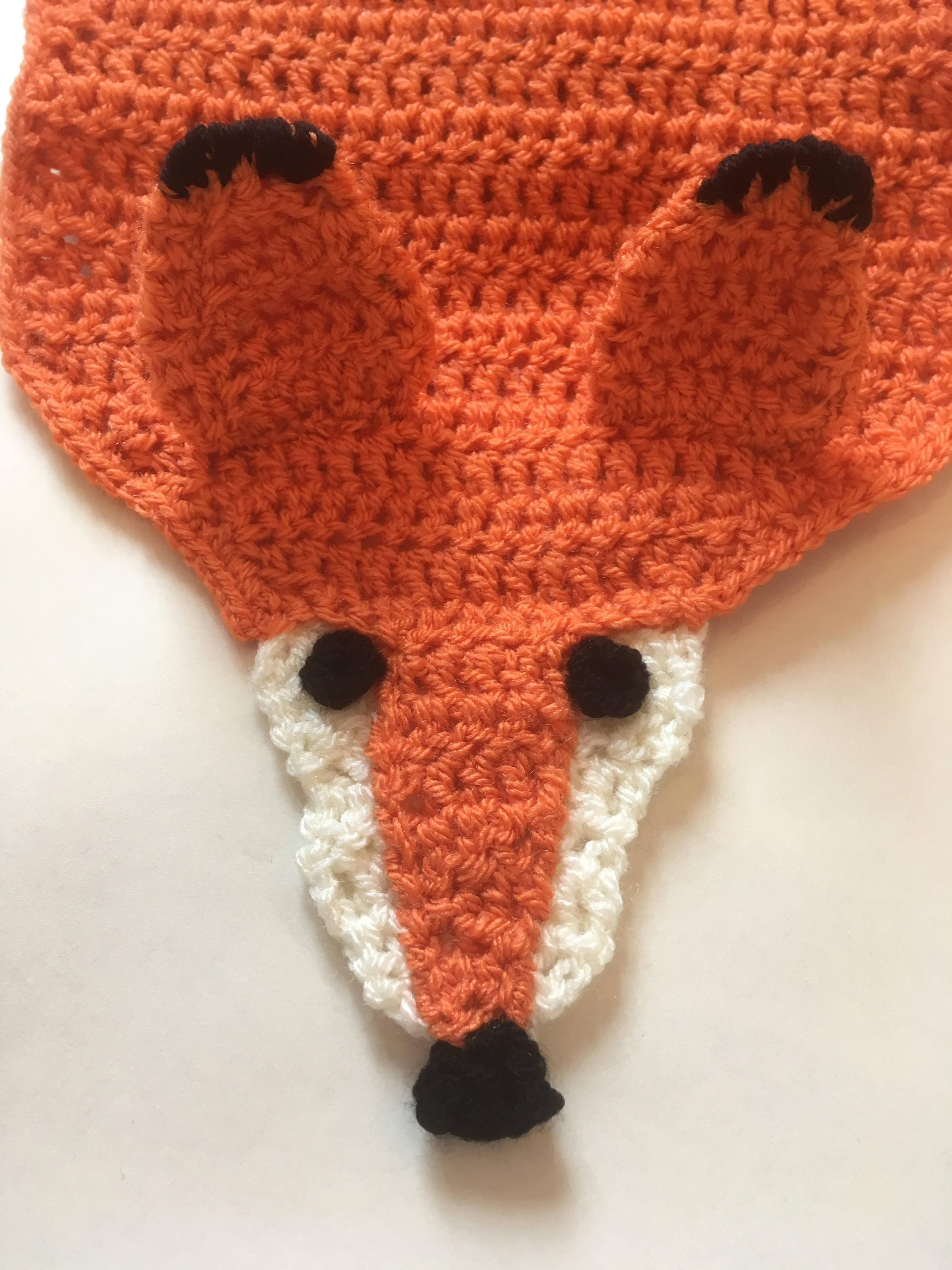 Childrens Fox Scarf Crochet Pattern - Etsy UK