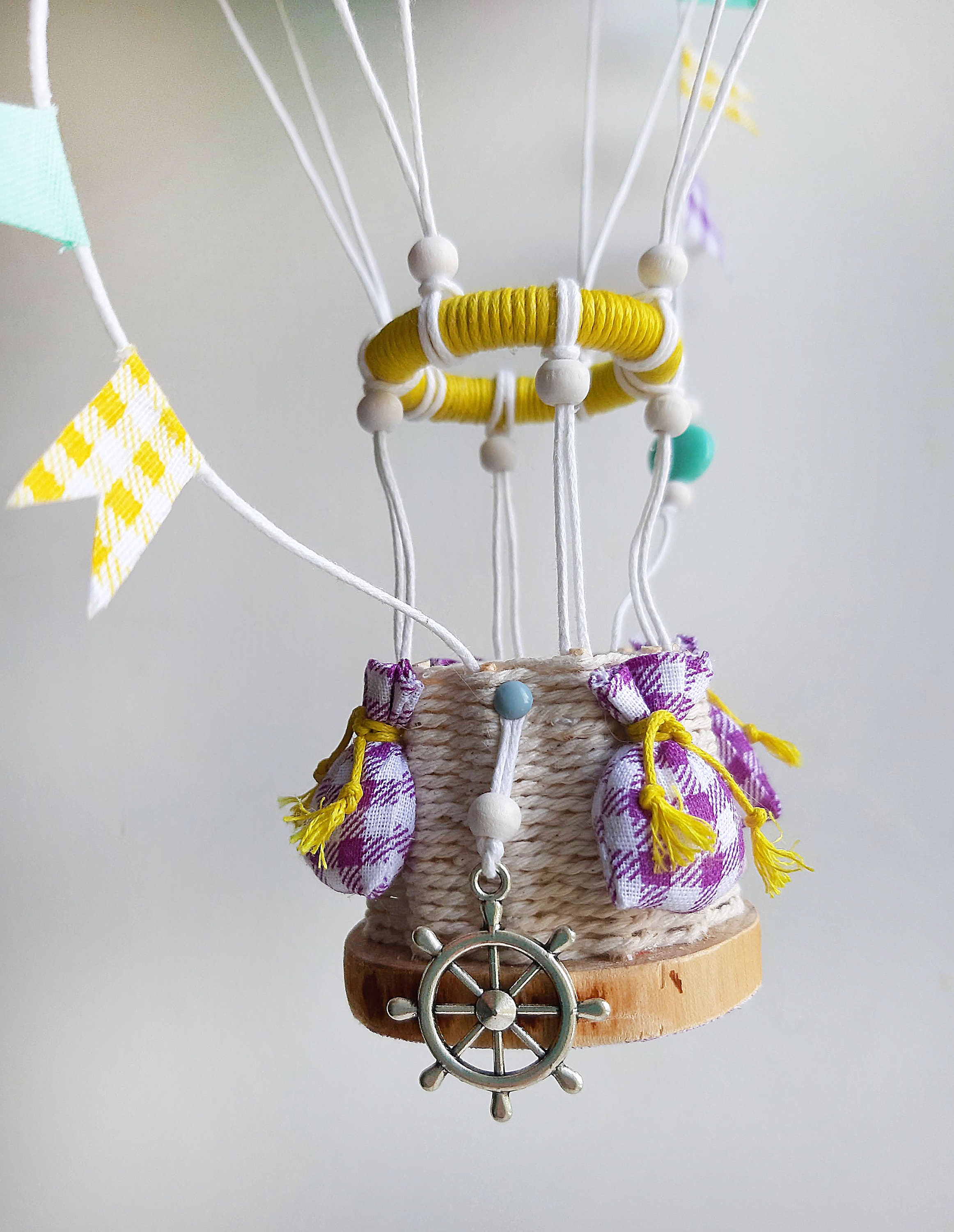 Hot Air Balloon Model Decorative Hot Air Balloons Textile - Etsy