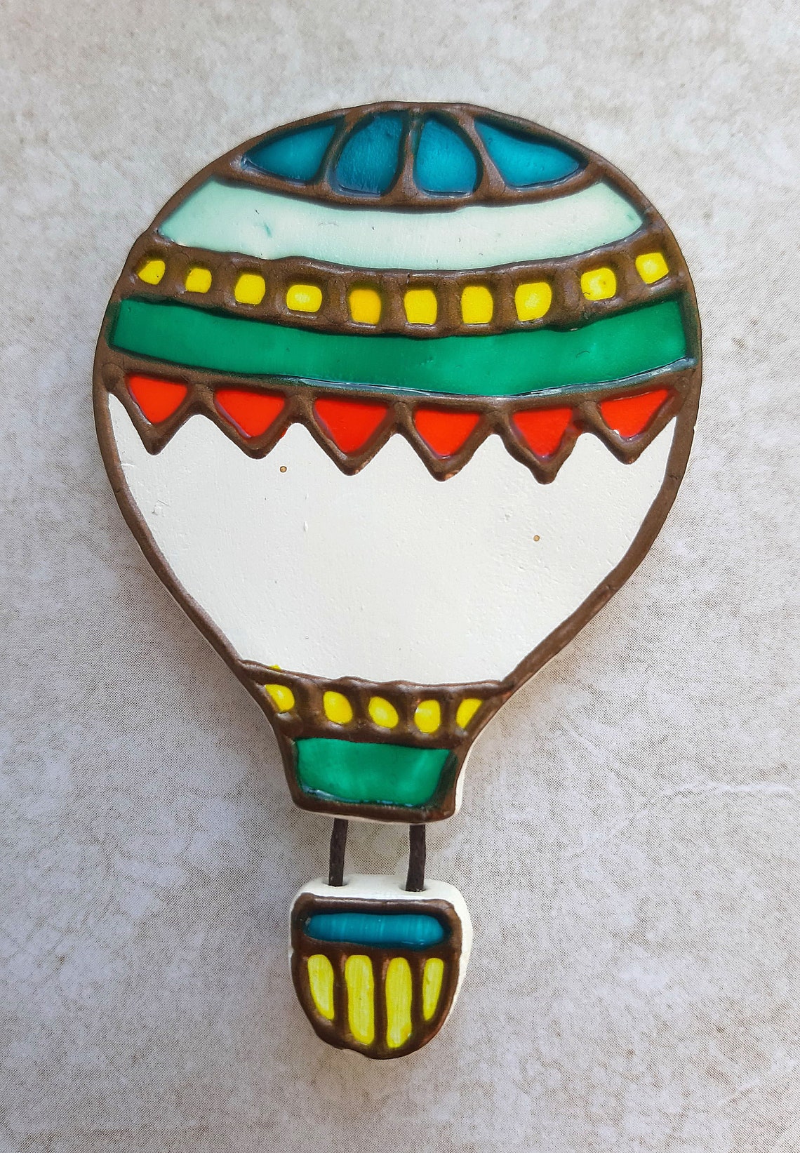 Set 3 Hot Air Balloon Refrigerator Magnet, Fridge Magnet, Hot Air ...