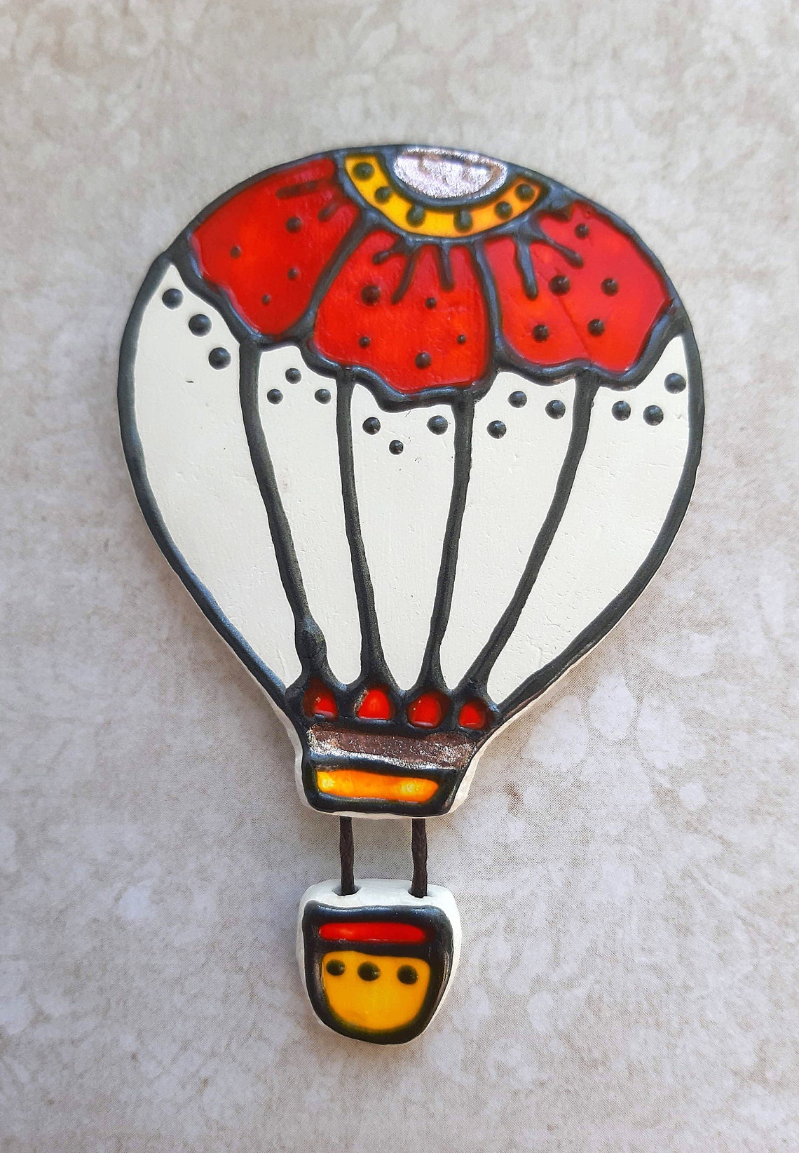 Set 3 Hot Air Balloon Refrigerator Magnet, Fridge Magnet, Hot Air ...