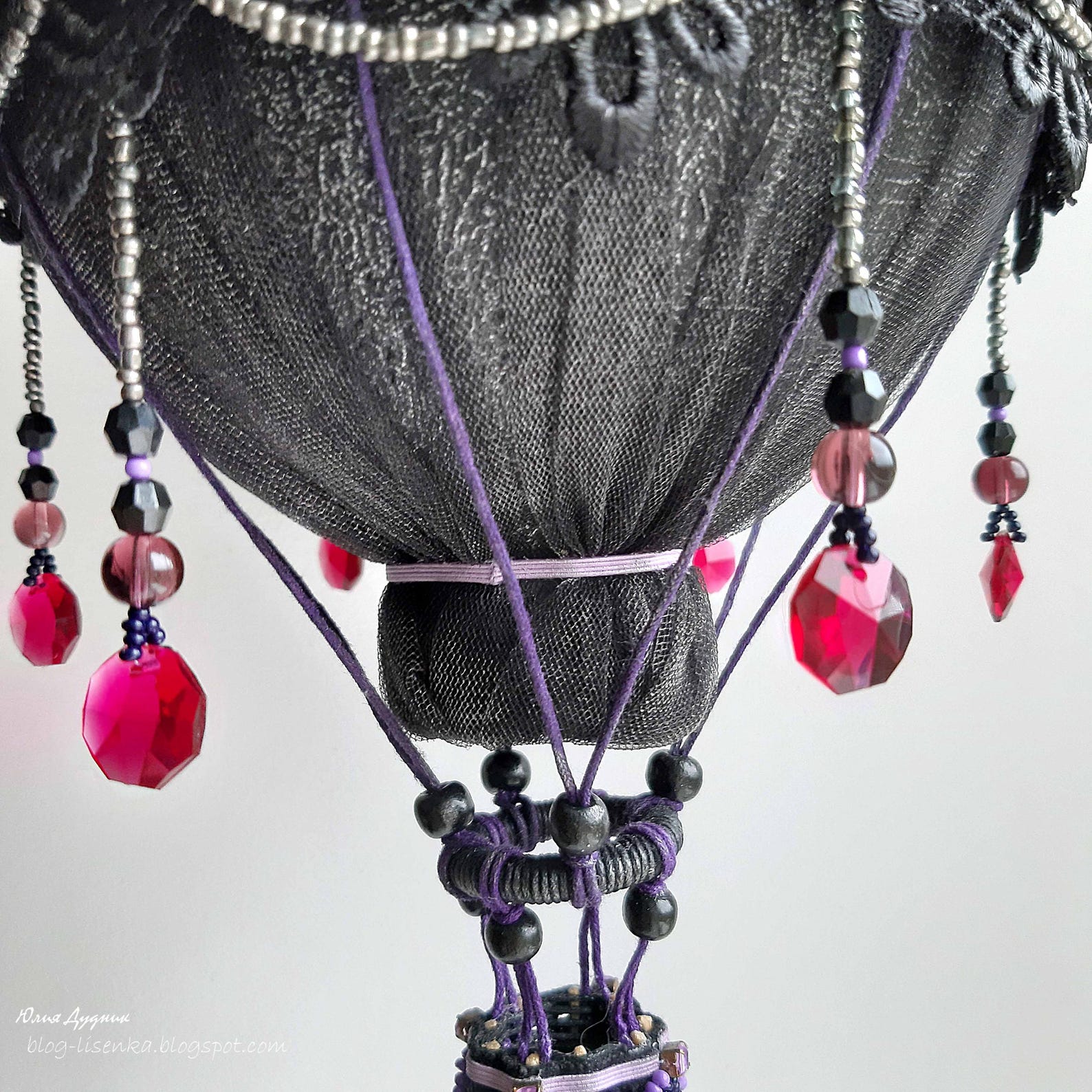 Gothic Hot Air Balloon Model, Decorative Hot Air Balloons, Textile Hot ...