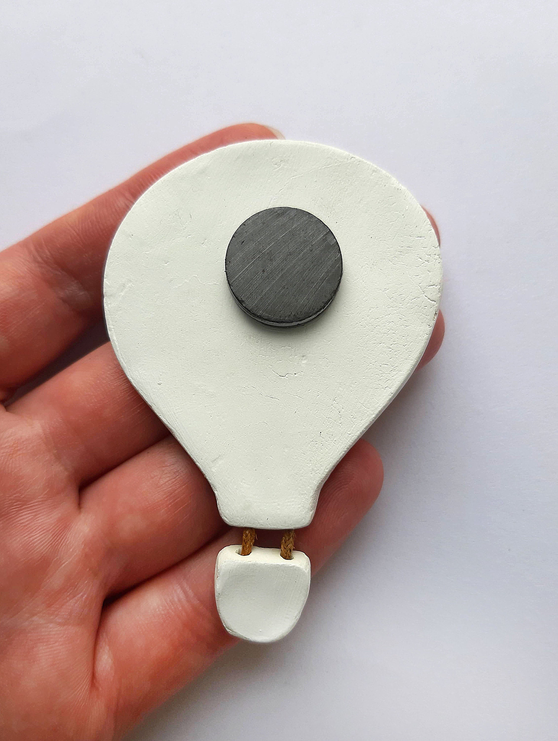 Hot Air Balloon Refrigerator Magnet, Fridge Magnet, Hot Air Balloon ...